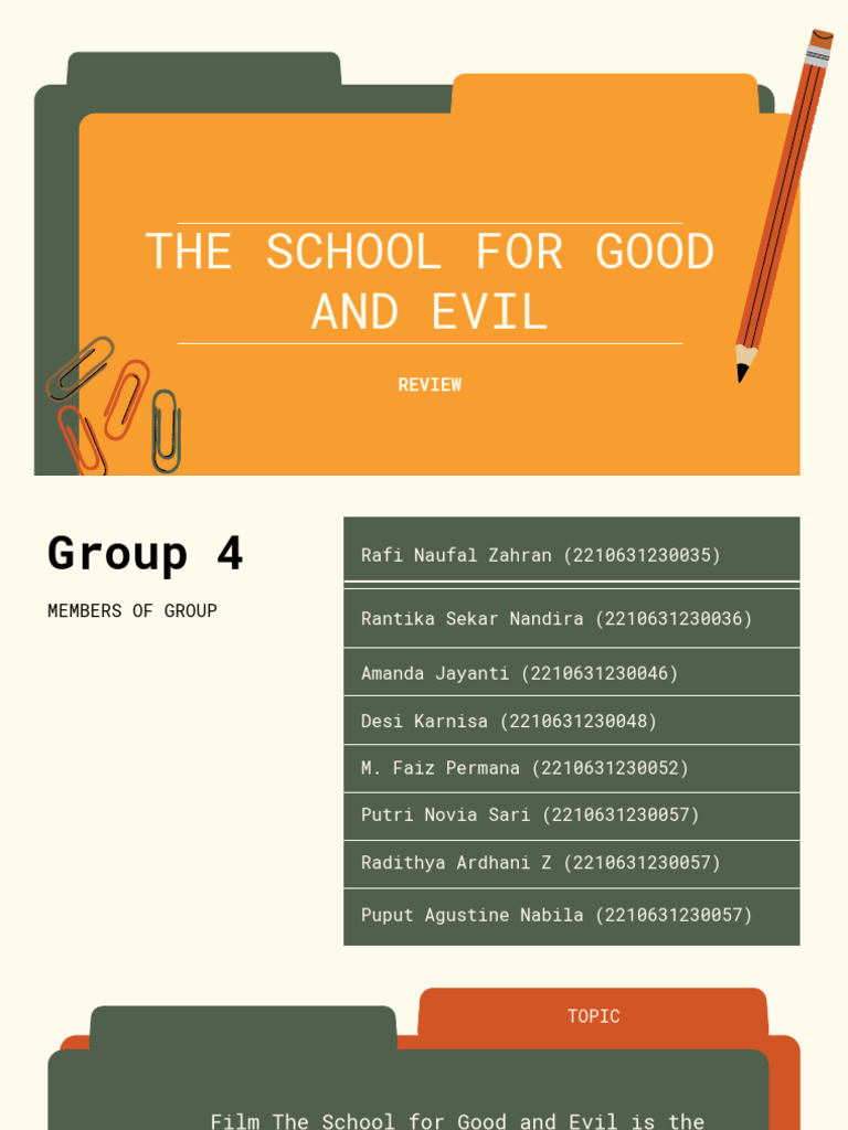 Review The School For Good and Evil | PDF