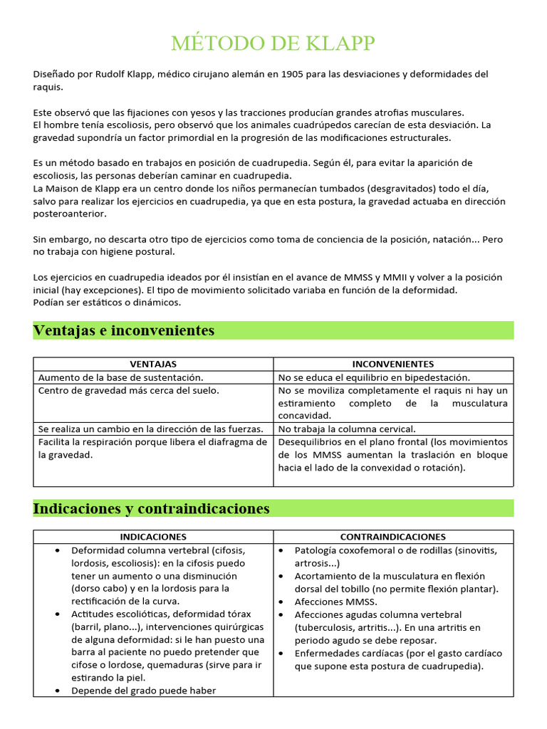 Método de Klapp | PDF