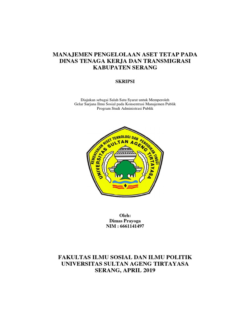 Skripsi Dimas 6661141497 | PDF