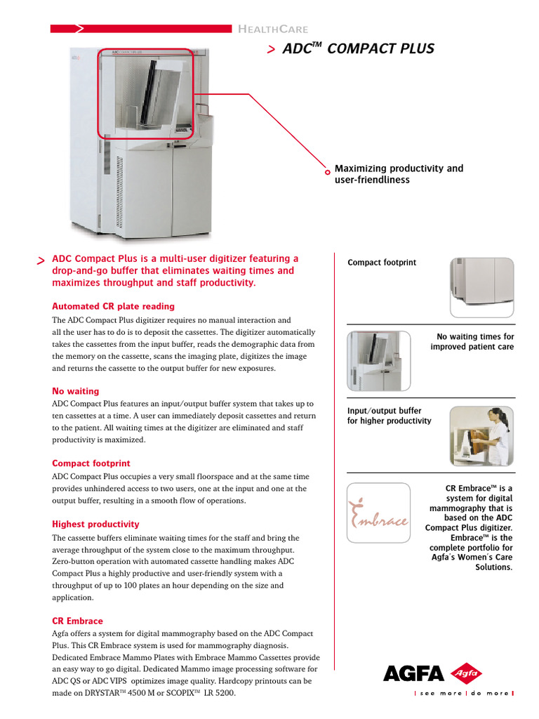Automated CR Cassette Digitizer | PDF | Image Resolution | Analog To ...