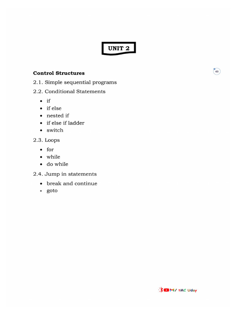 Jntuk r23 Introdution To Programming Unit 2 | PDF Jntuk r23 Introdution To Programming Unit 2 | PDF