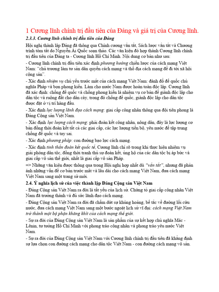 Đề Cương LSD | PDF