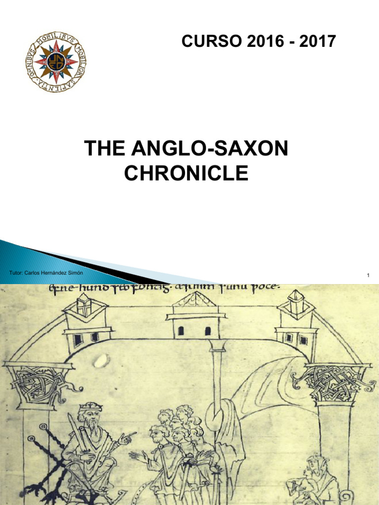 856 - The Anglo Saxon Chronicle | PDF