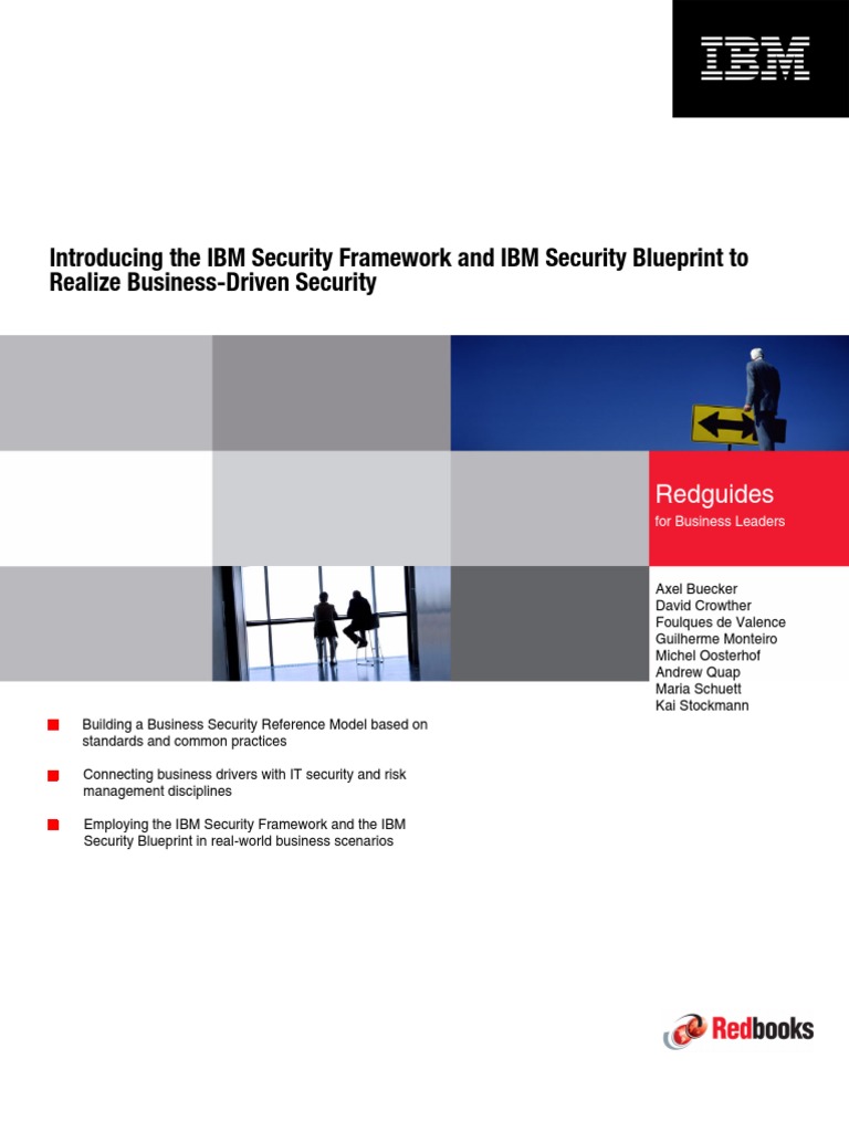 Introducing The Ibm Security Framework And Ibm Security Blueprint To Realize Business Driven