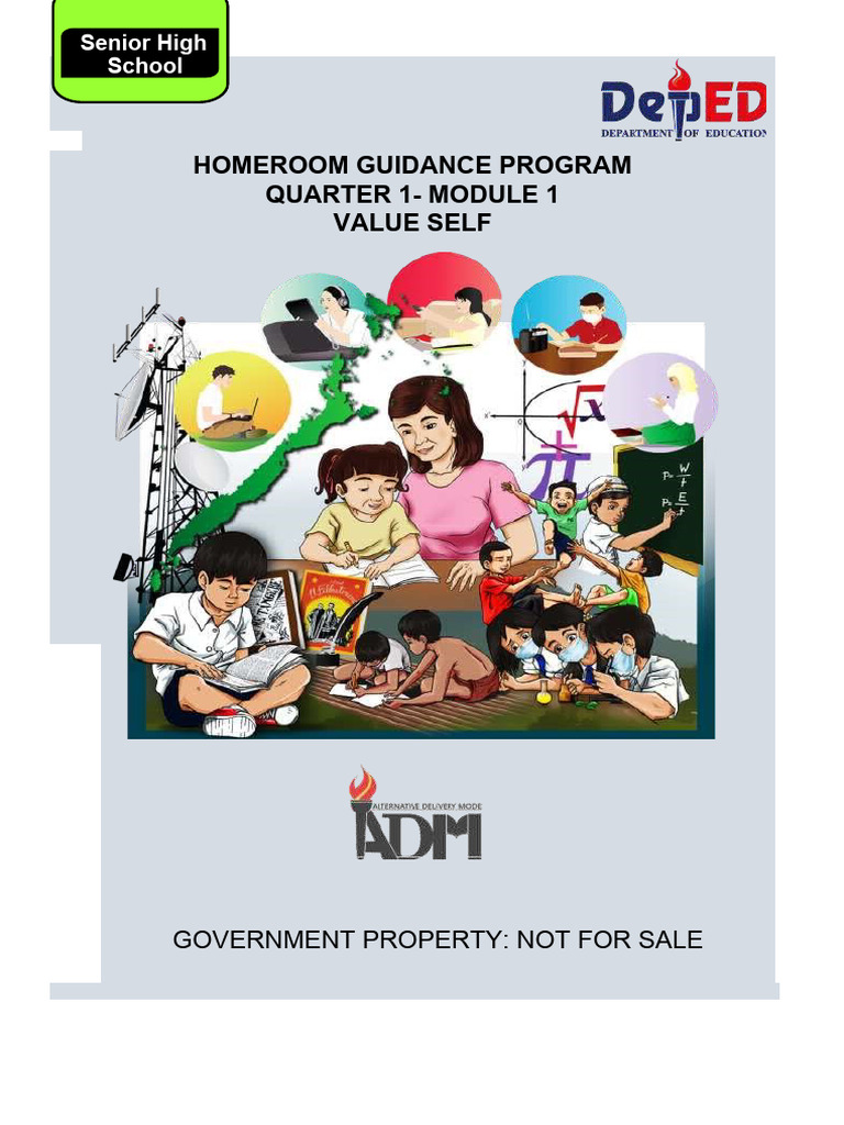 Homeroom Guidance Program Quarter 1-Module 1 Value Self: School Senior ...