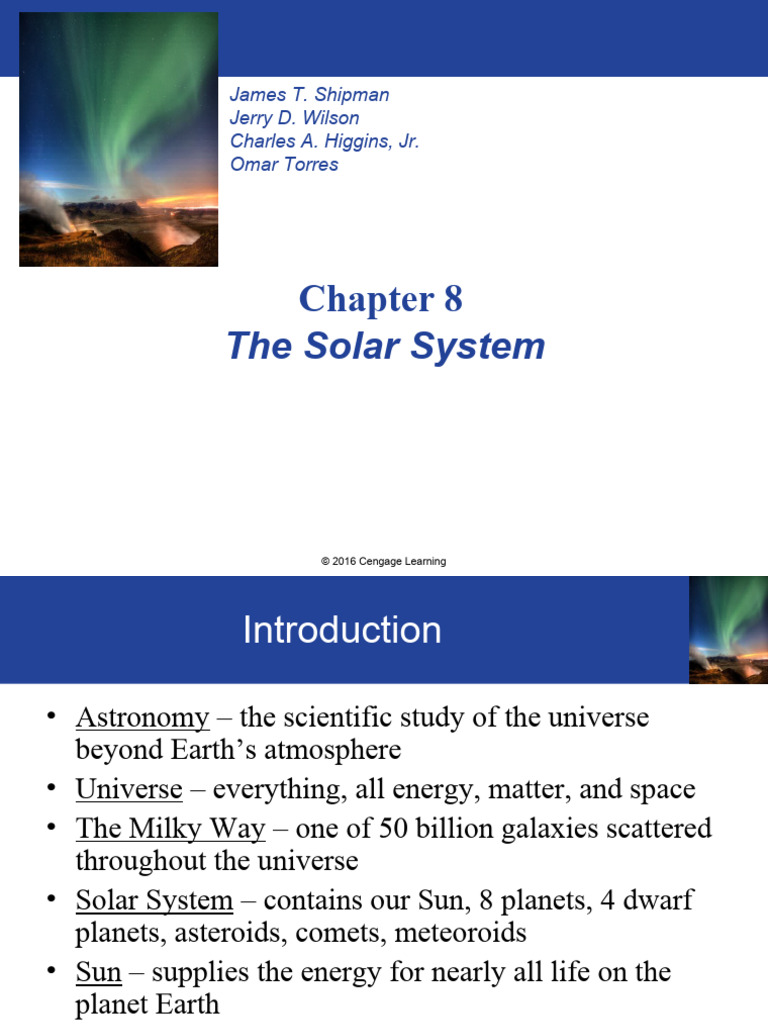 8 The Solar System | PDF