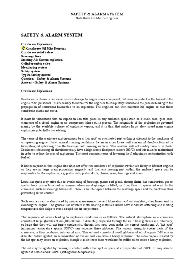 Unit 17 - 03 - Safety & Alarm System | PDF | Internal Combustion Engine ...