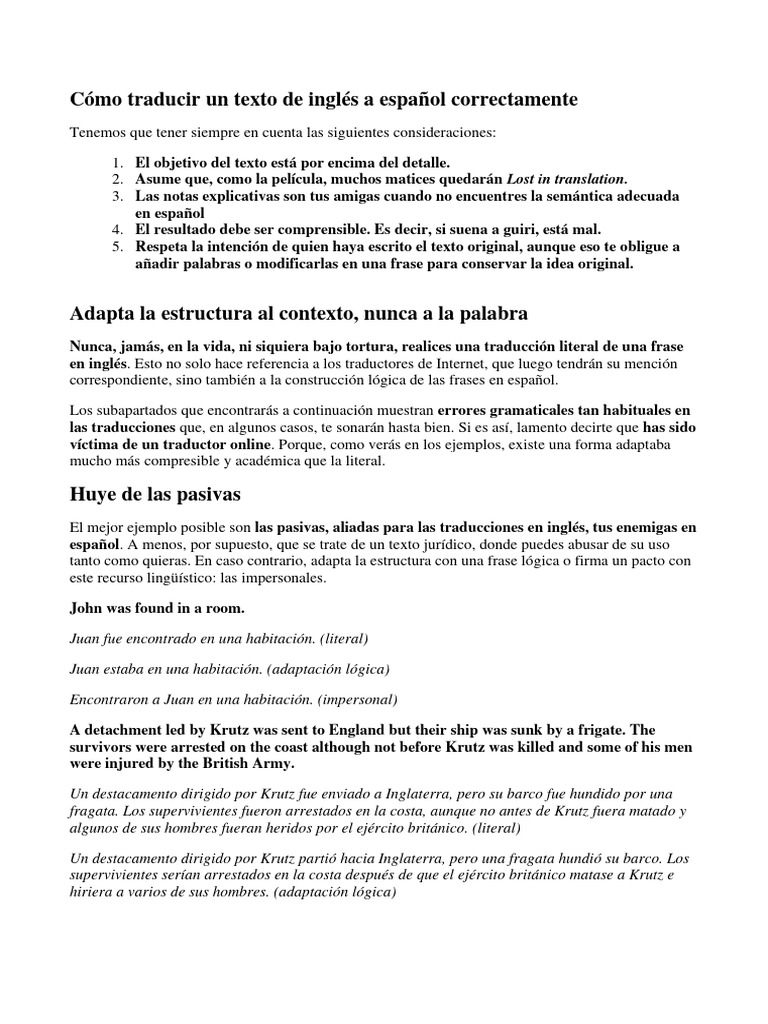 Cómo Traducir | PDF | Traducciones | Diccionario