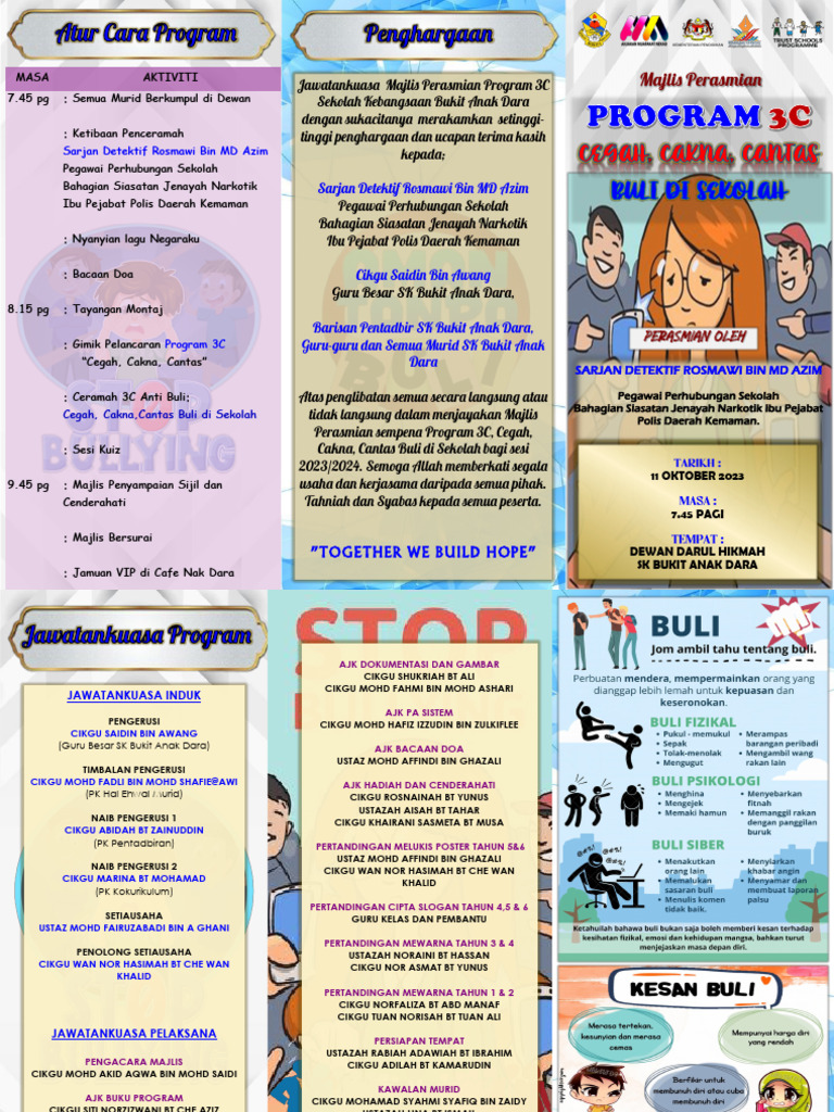 Program 3c Buli SK Bukit Anak Dara | PDF