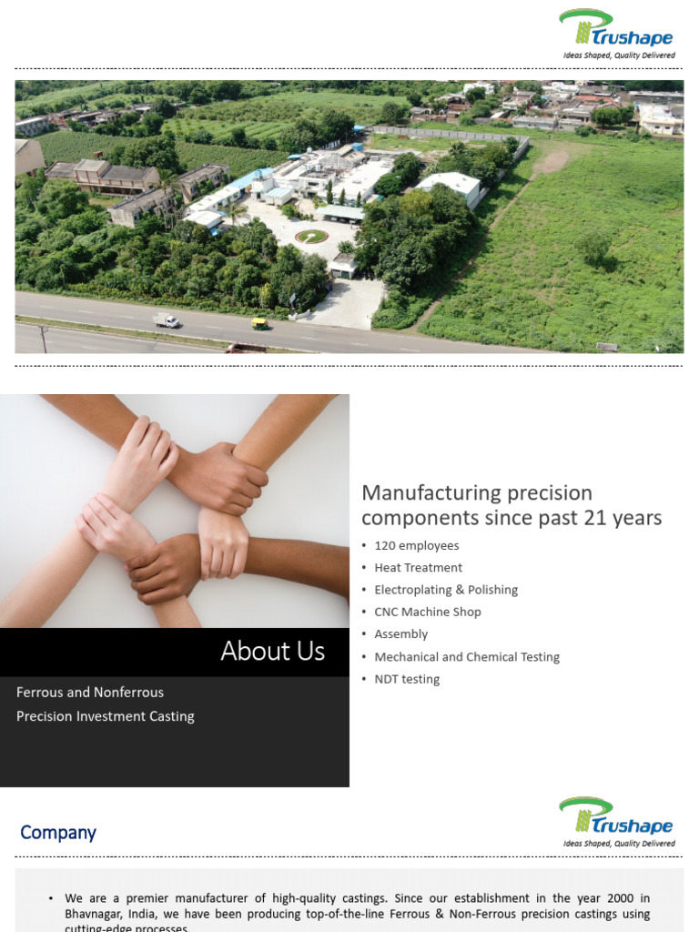 Trushape Presentation V3 12.06.2023 | PDF | Casting | Industrial Processes