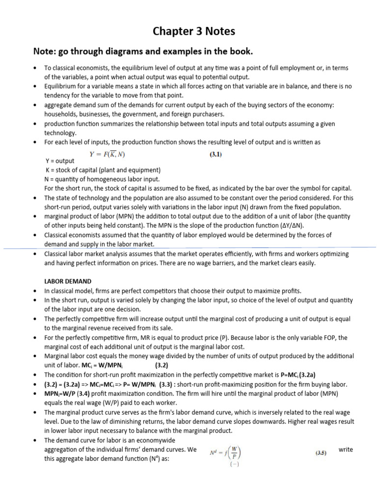 Inter Macro Chap 3 | PDF