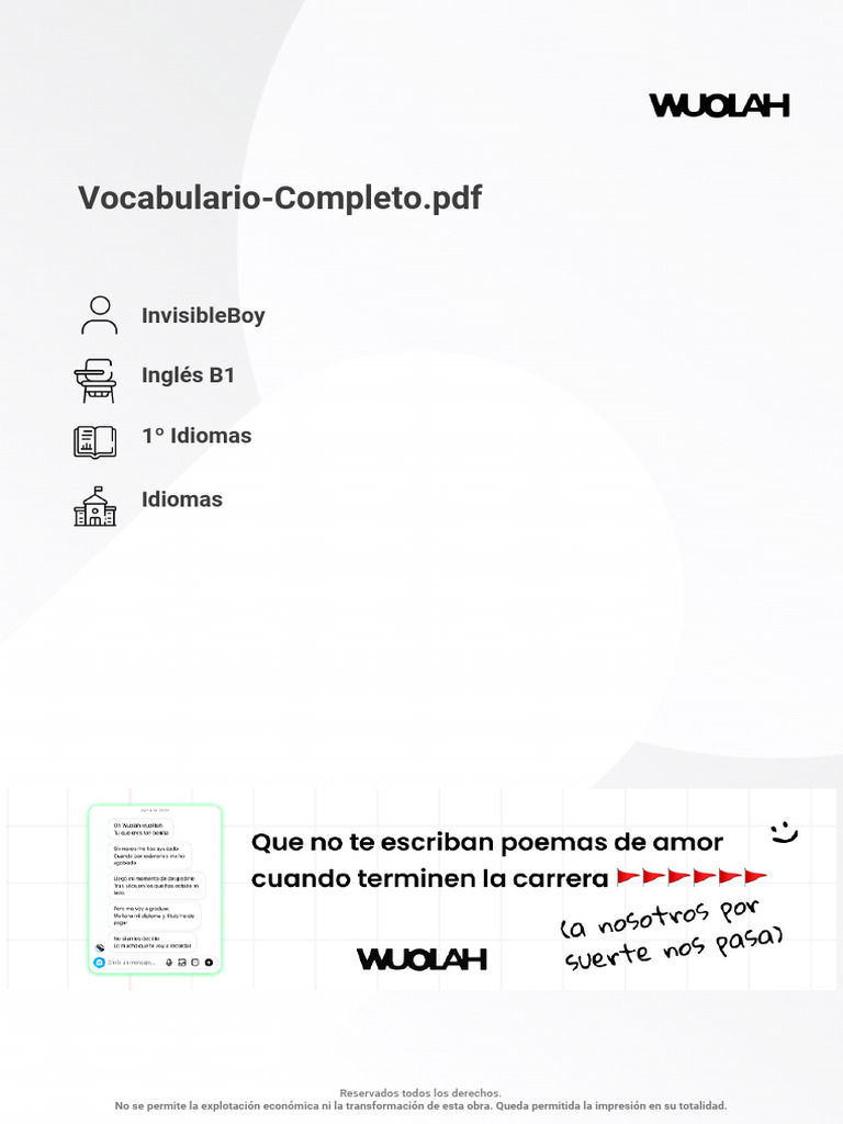 Vocabulario Completo Pdf Anatomía Humana