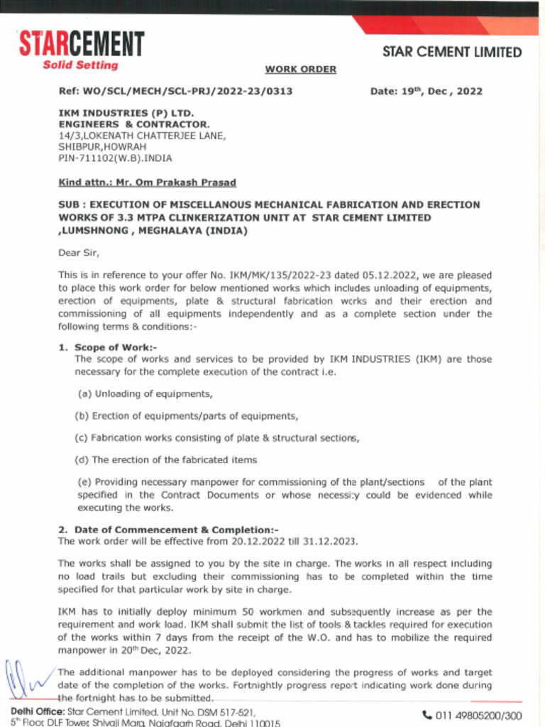 Wo Project Project Pdf