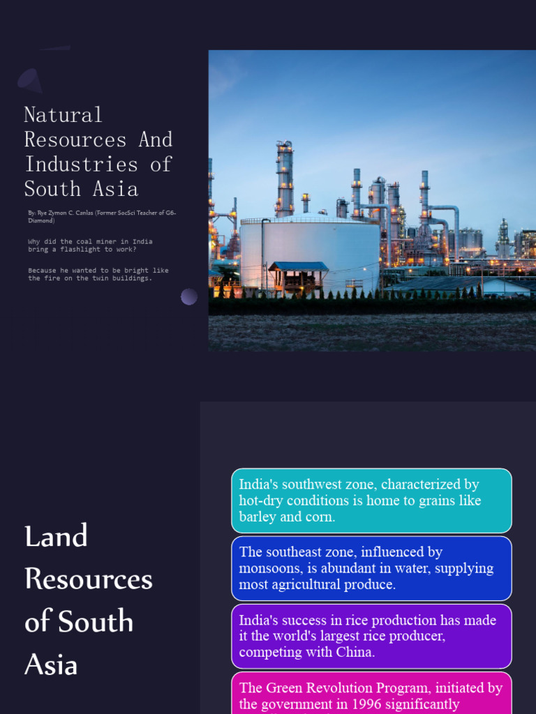 Natural Resources of South Asia | PDF