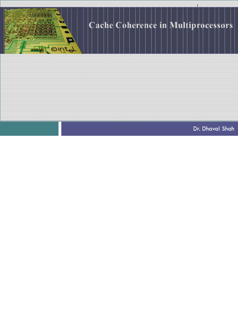 Cache Coherence | PDF