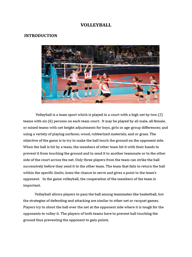 VOLLEYBALL | PDF