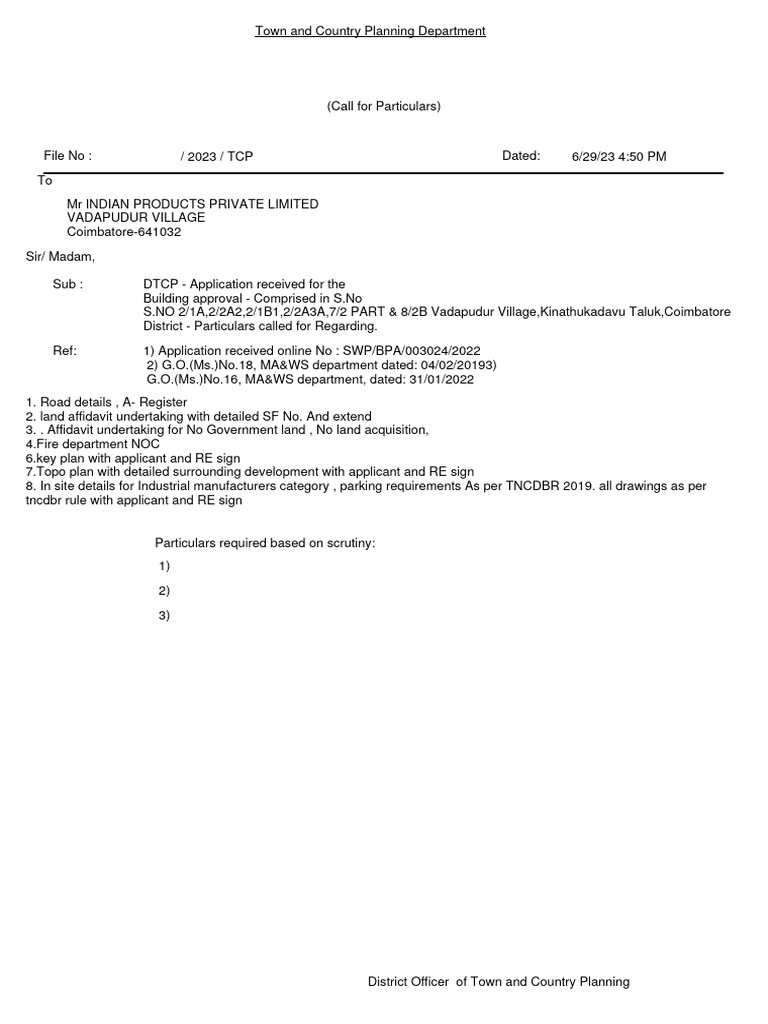Usr Local SWP-FILES BuildingPlanPermission Build Plan Mail Letters 2968 ...