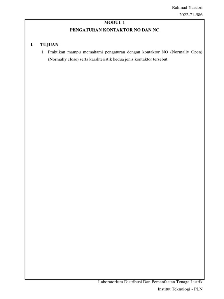 RAHMAD YASUBRI_202271586_LAPORAN M1 PKI_SHIFT 1-Copy | PDF