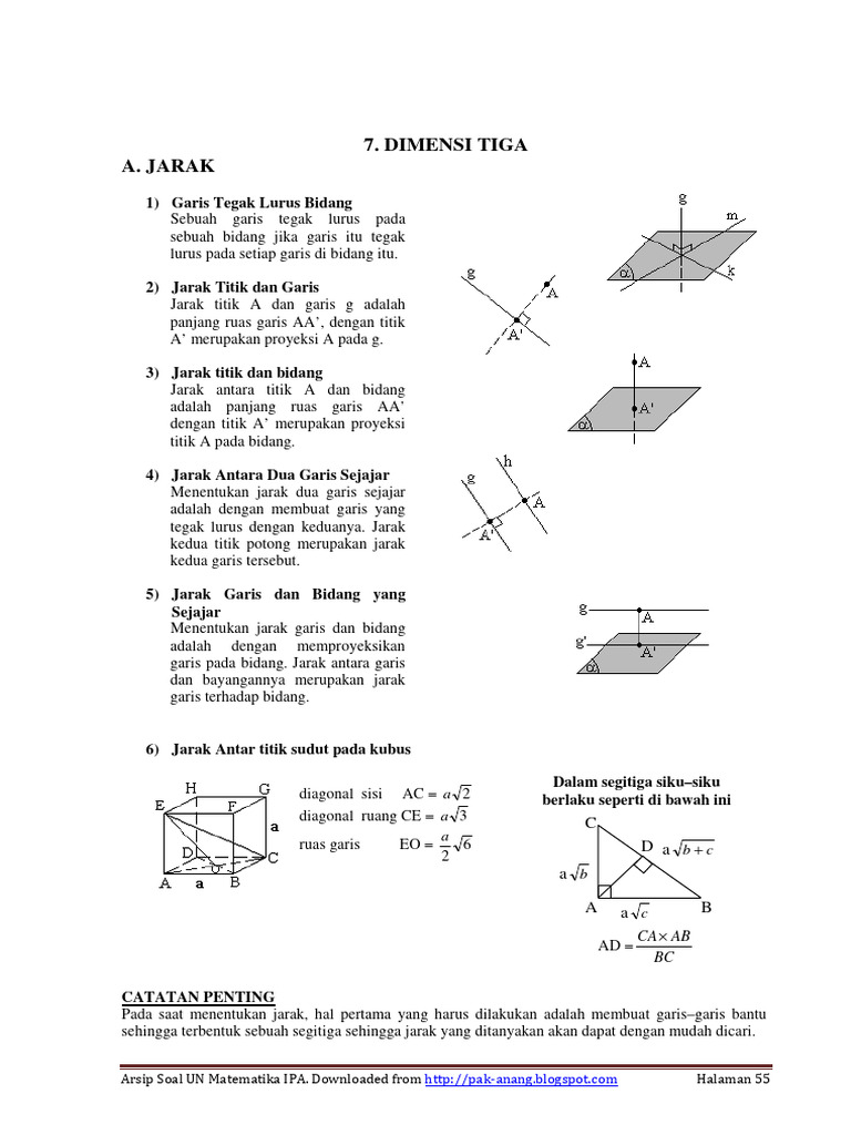 Dimensi Tiga | PDF