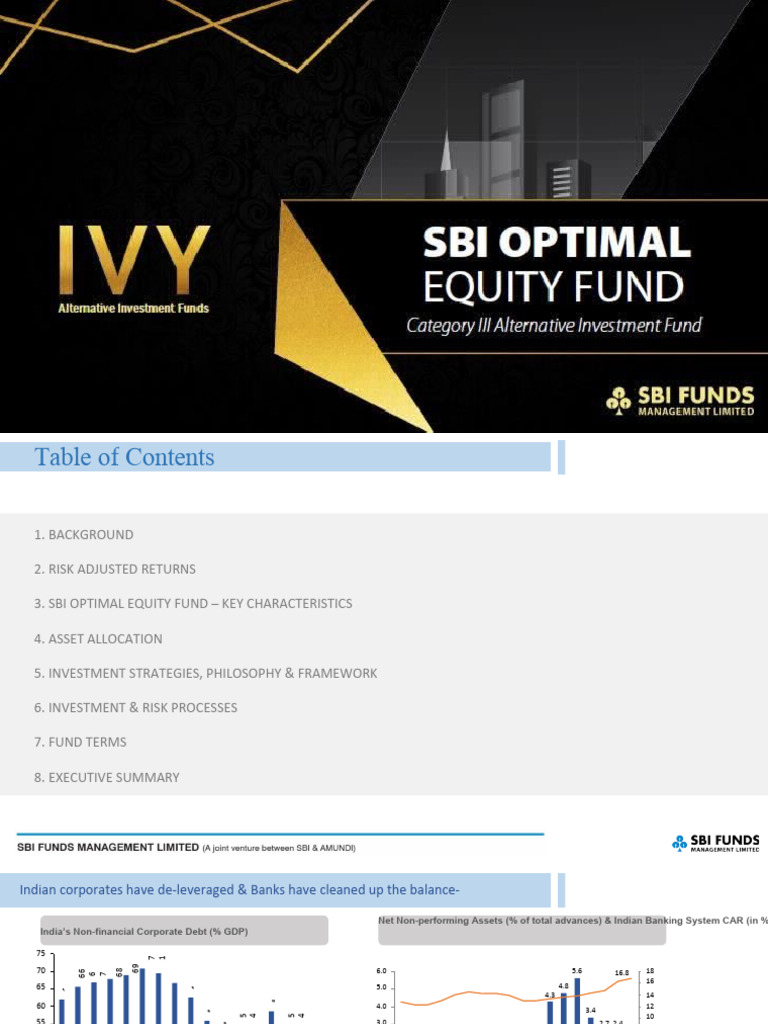 SBI Optimal Equity Fund 2023 | PDF