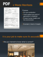 Fillable PDF EPA Hazardous Waste Manifest Front Page Template, EPA Form ...