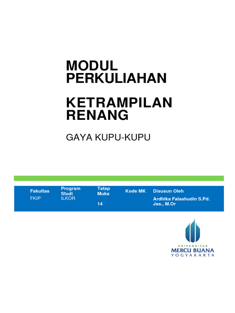 Modul Perkuliahan | PDF