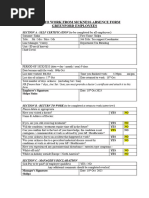 Self-Certification Sick Leave Form | PDF