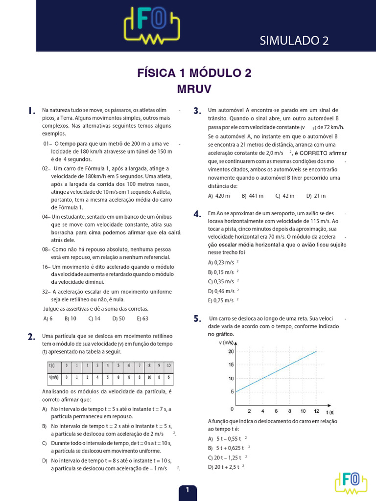 SIMULADO 2 (Gabarito+atualizado) | PDF
