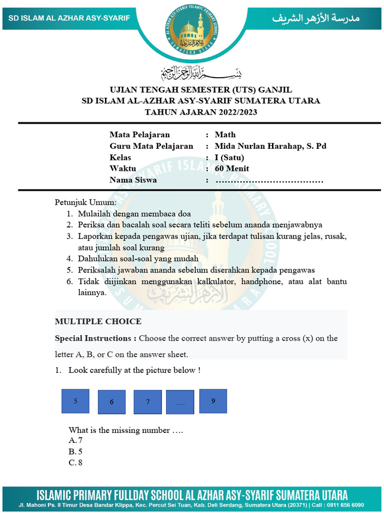 UTS-Math Grade 1 4 | PDF | Edible Fruits | Tropical Fruit