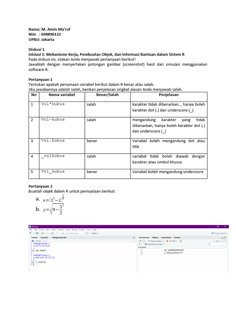 Diskusi 1 SATS4111 Komputer 1 | PDF