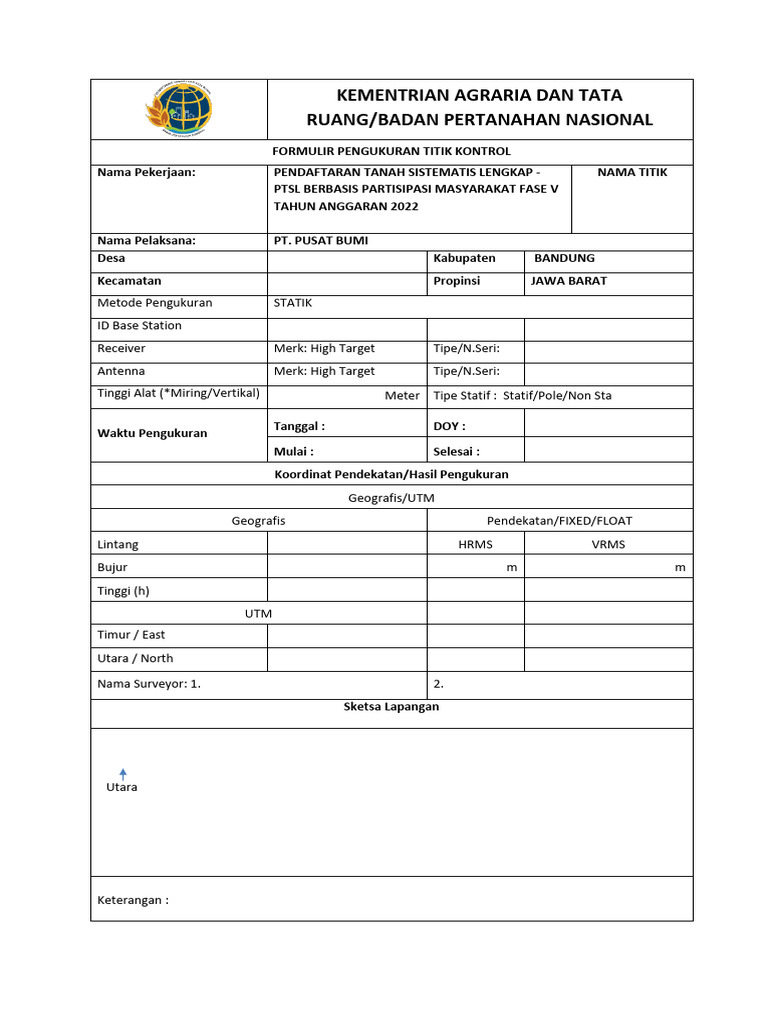 Form Pengukuran Statik Pdf