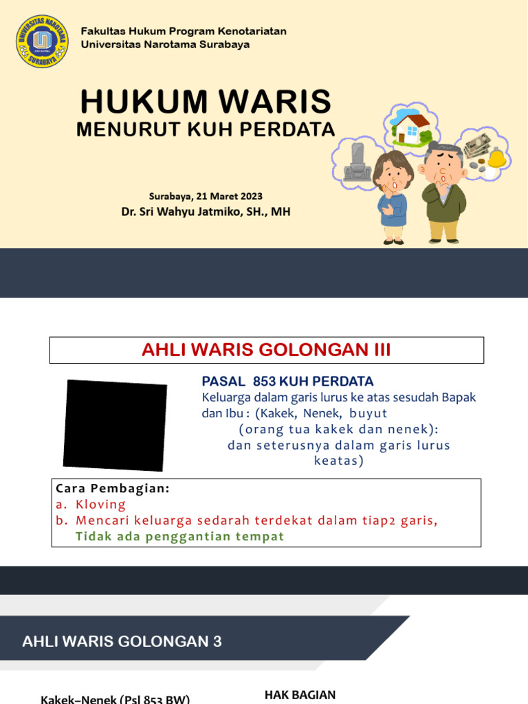 Hukum Waris Golongan III dan IV KUH Perdata | PDF