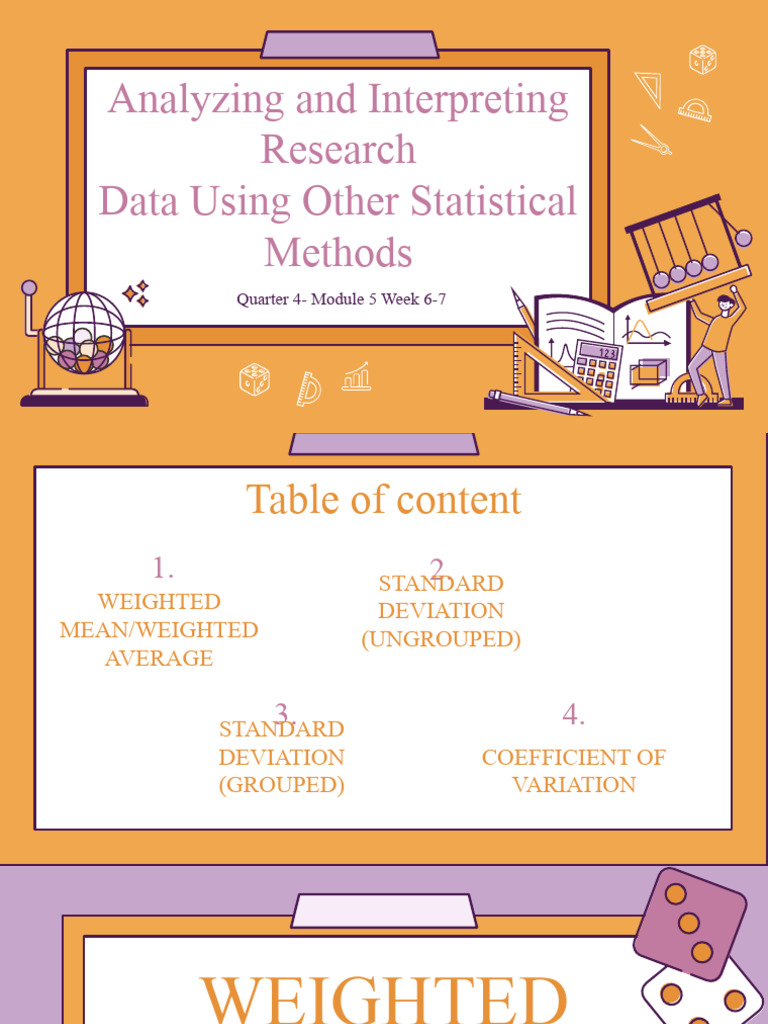 Math PPT Module 5 | PDF | Coefficient Of Variation | Arithmetic Mean