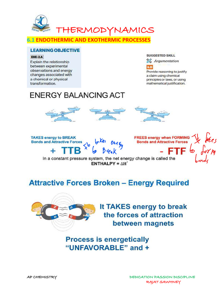 AP Chemistry - Unit 6 | PDF | Chemistry | Heat