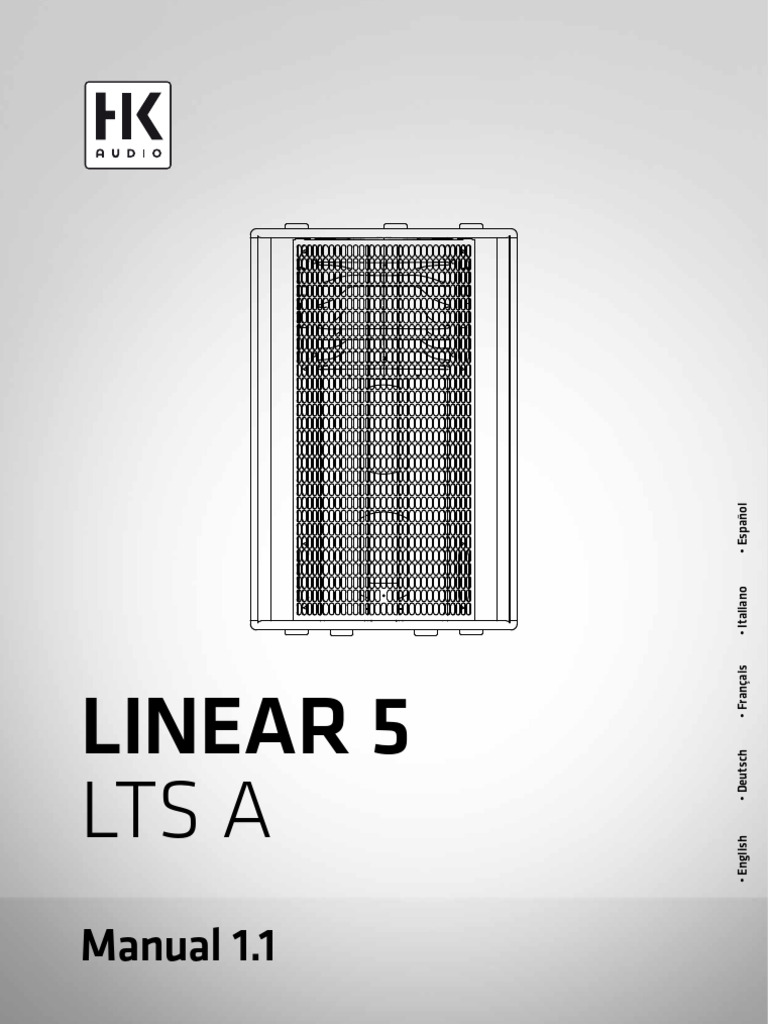 HK Audio LINEAR 5 LTS A Manual v1 1 | PDF