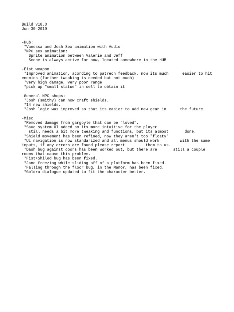 Almastriga Build 18.0-Notes | PDF