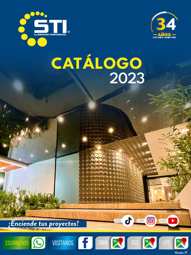 Catálogo STI 2023 de Iluminación | PDF | Diodo emisor de luz | Encendiendo