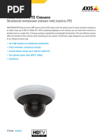 Datasheet Axis p3737 Ple Panoramic Camera en US 413348 (102934) | PDF ...