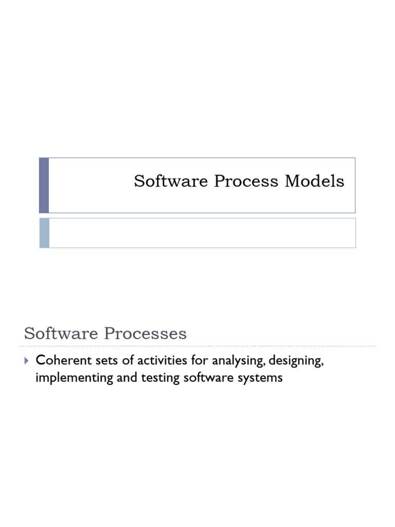 Software Process Models | Download Free PDF | Software Prototyping | Specification (Technical ...