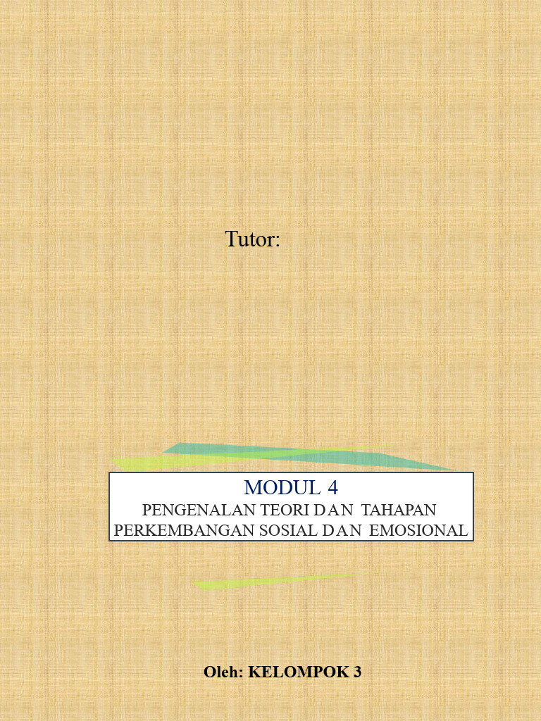 PPD Modul 4 | PDF