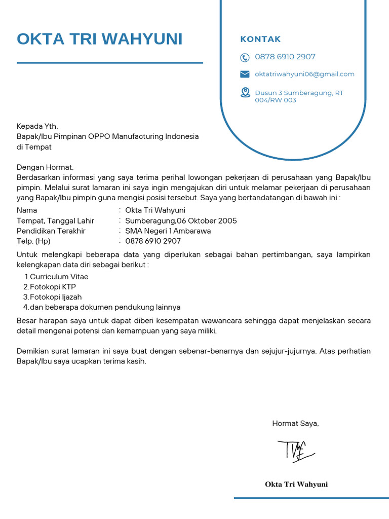 Okta Tri Wahyuni | PDF