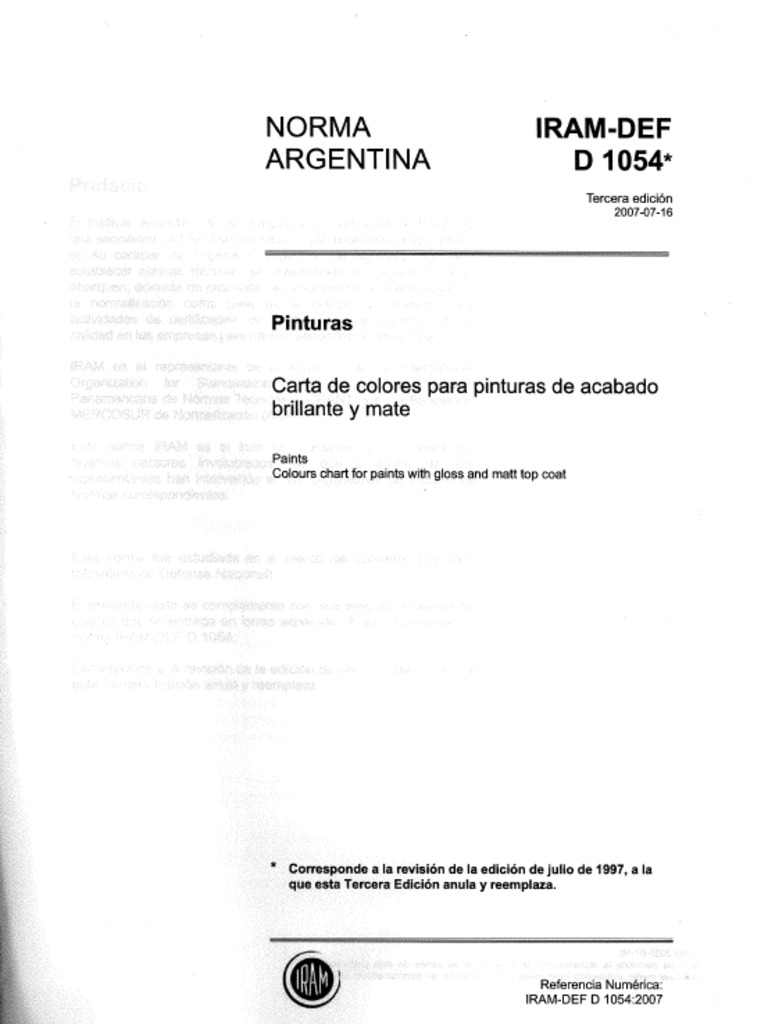 Iram Def D1054-2007 | PDF