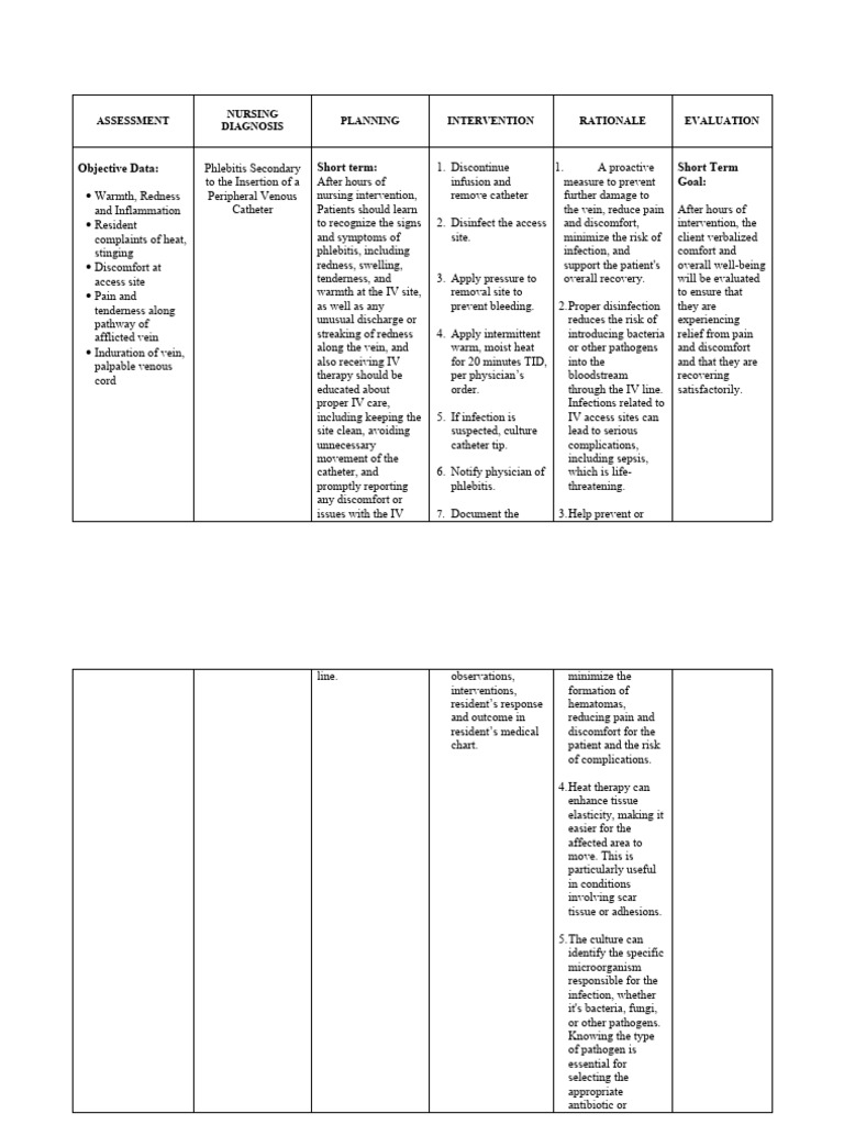 NCP Iv | PDF | Intravenous Therapy | Clinical Medicine