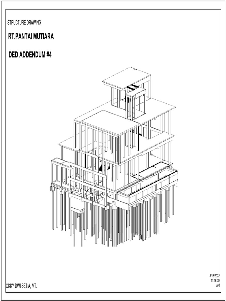 RT - Pantai Mutiara Ded Addendum #4: Structure Drawing | PDF