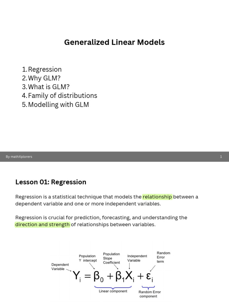 GLM Presentation Template | PDF