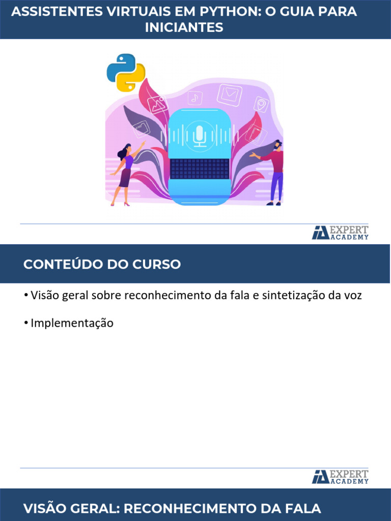 Assistentes Virtuais em Python O Guia para Iniciantes | PDF