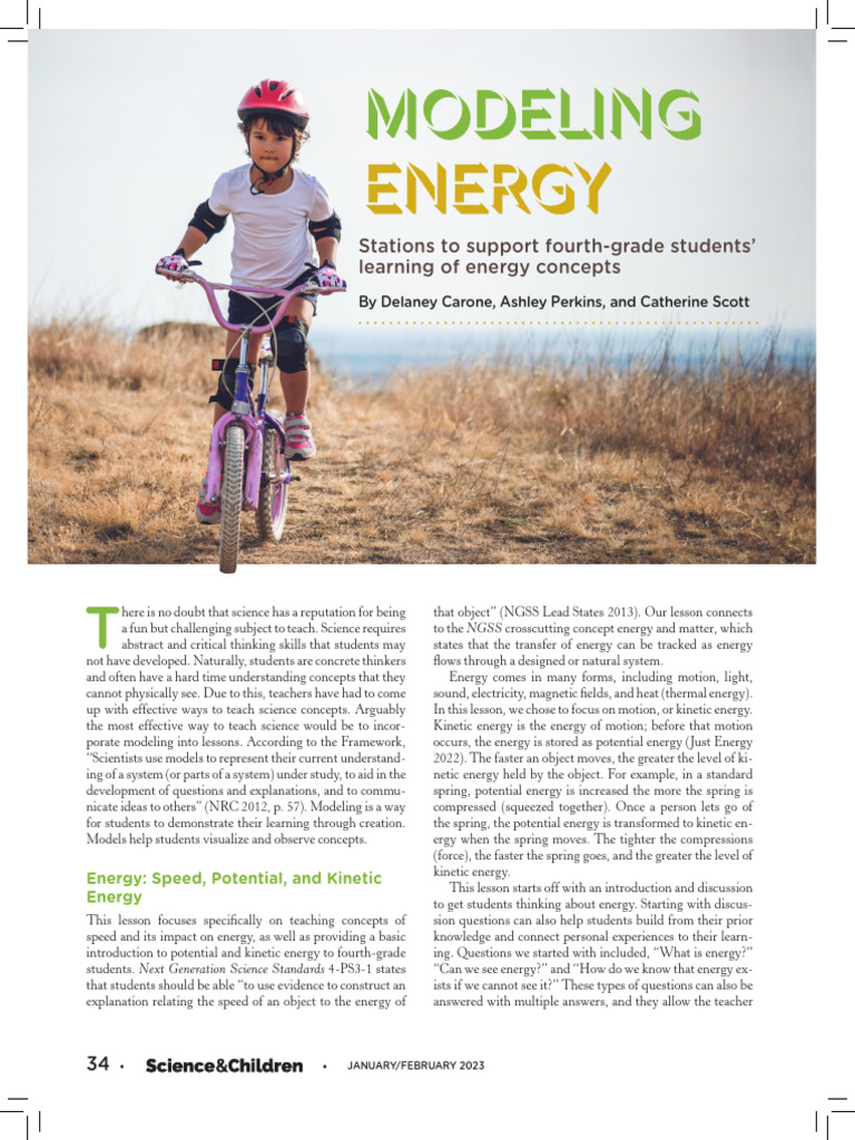 Modeling Energy Nsta Pdf