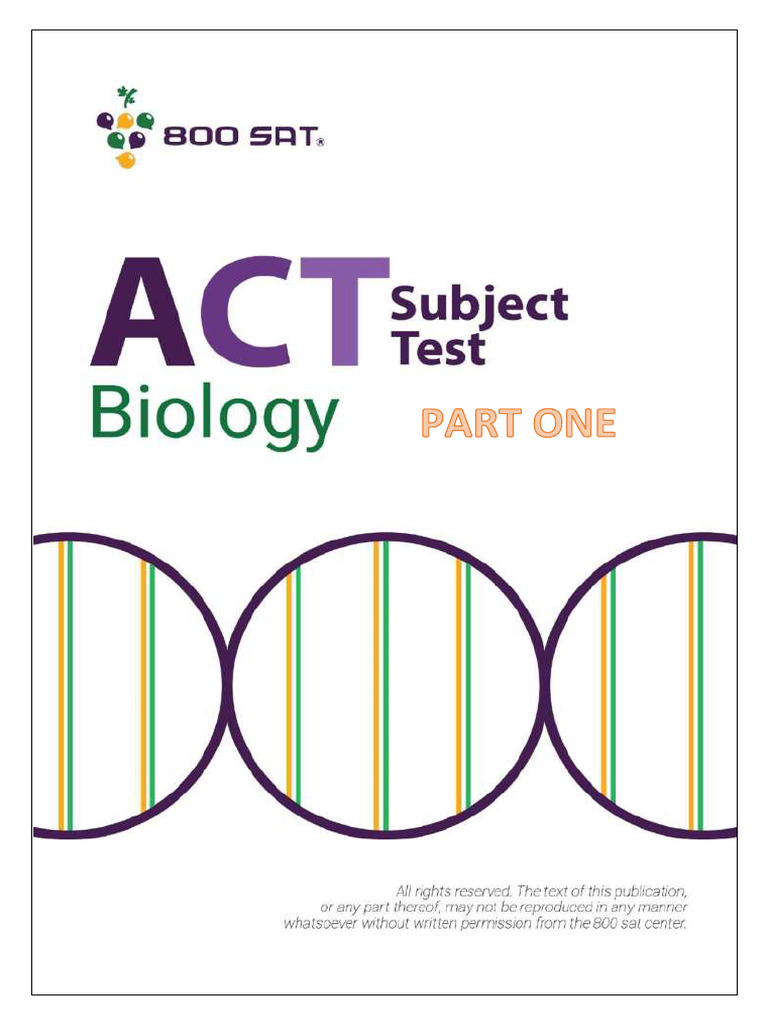 New Biology Booklet ACT | PDF | Cell (Biology) | Meiosis