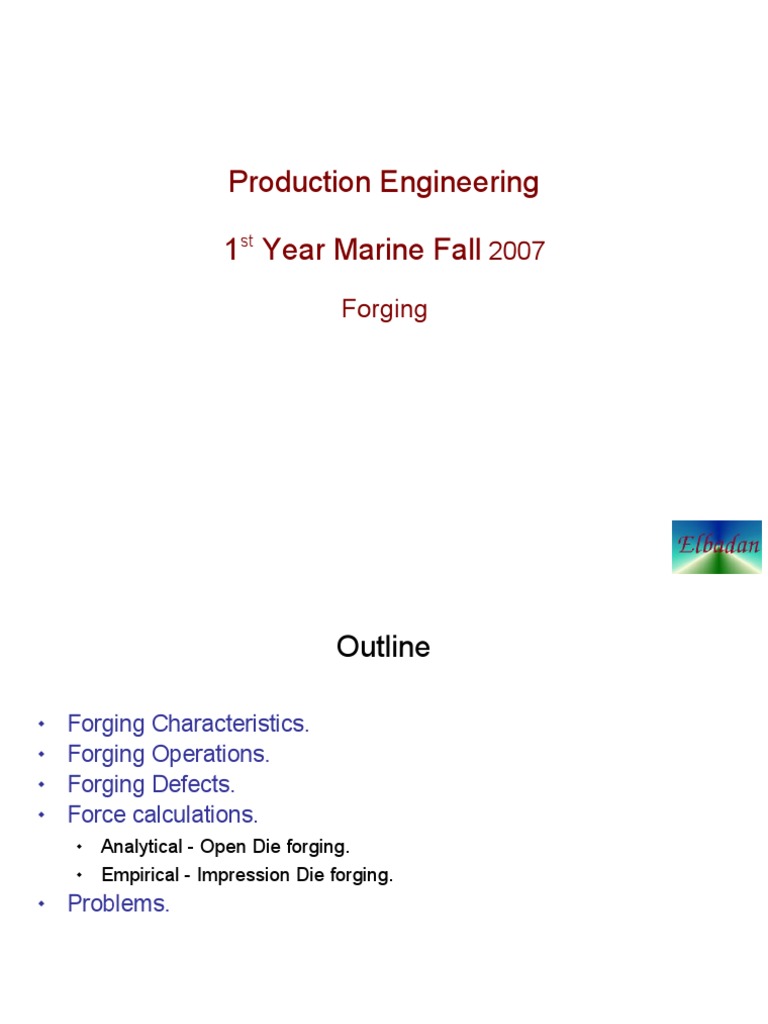 Forging | PDF | Forging | Rolling (Metalworking)