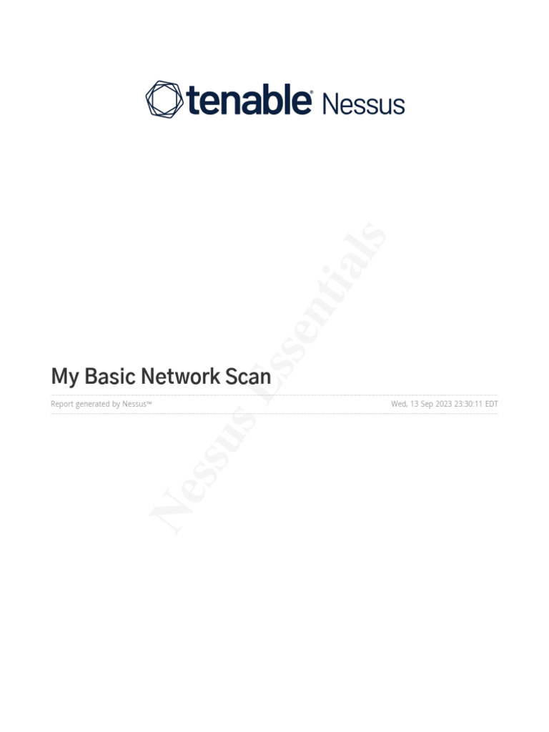 My Basic Network Scan - O6rxs1 | PDF | Data Transmission ...